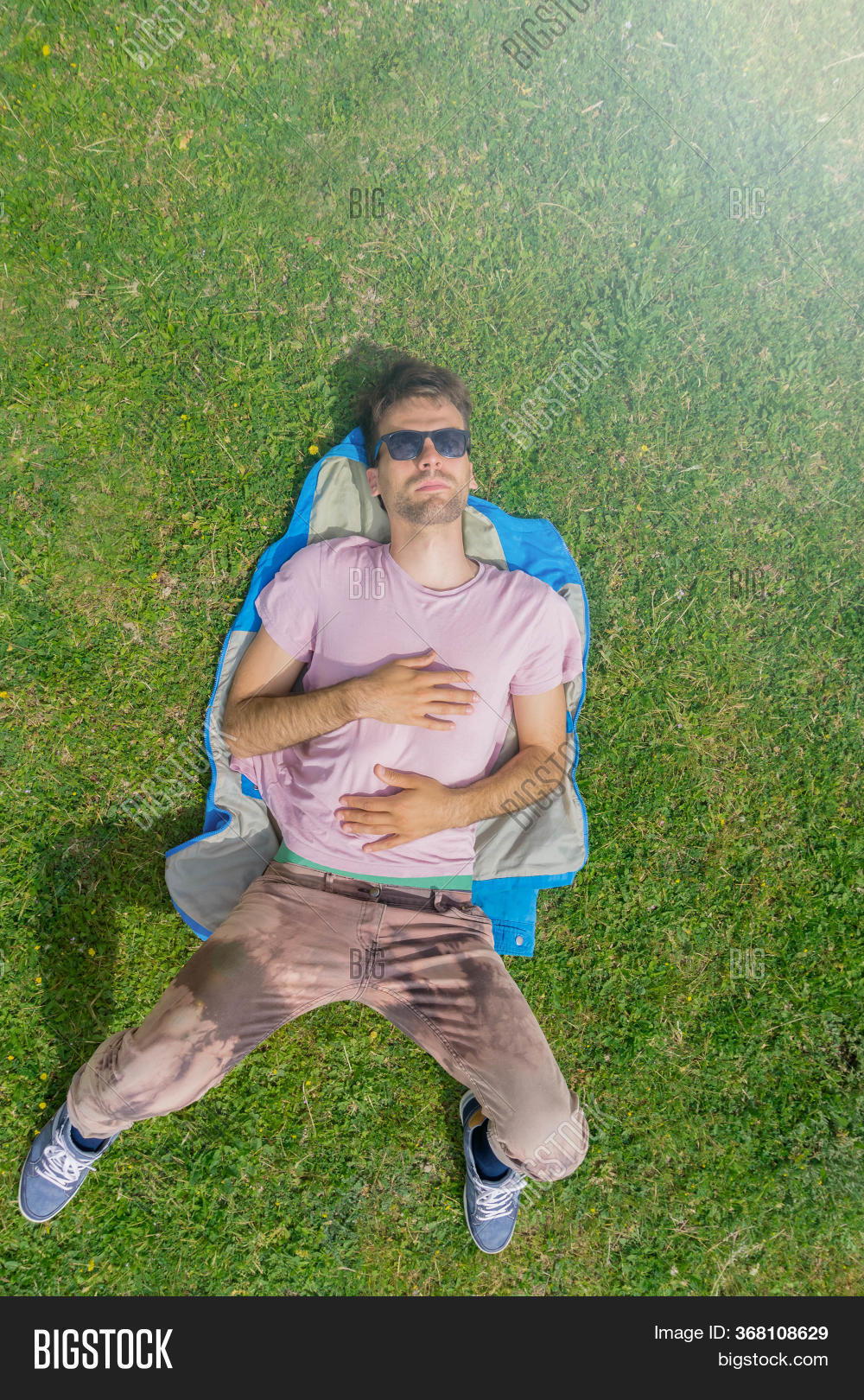 Attractive Man Lying Image & Photo (Free Trial) | Bigstock