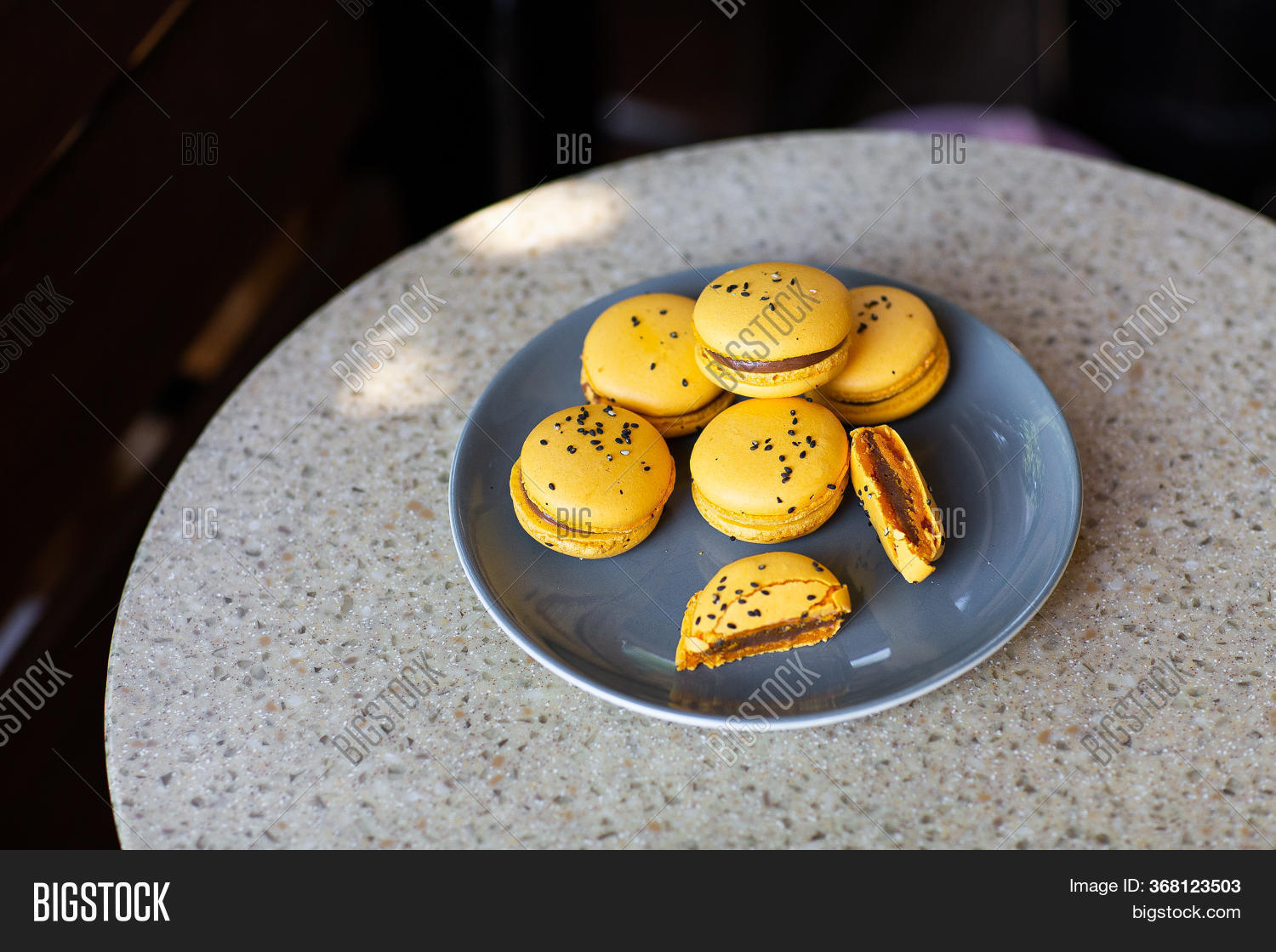 Macaroons On Plate On Image & Photo (Free Trial) | Bigstock