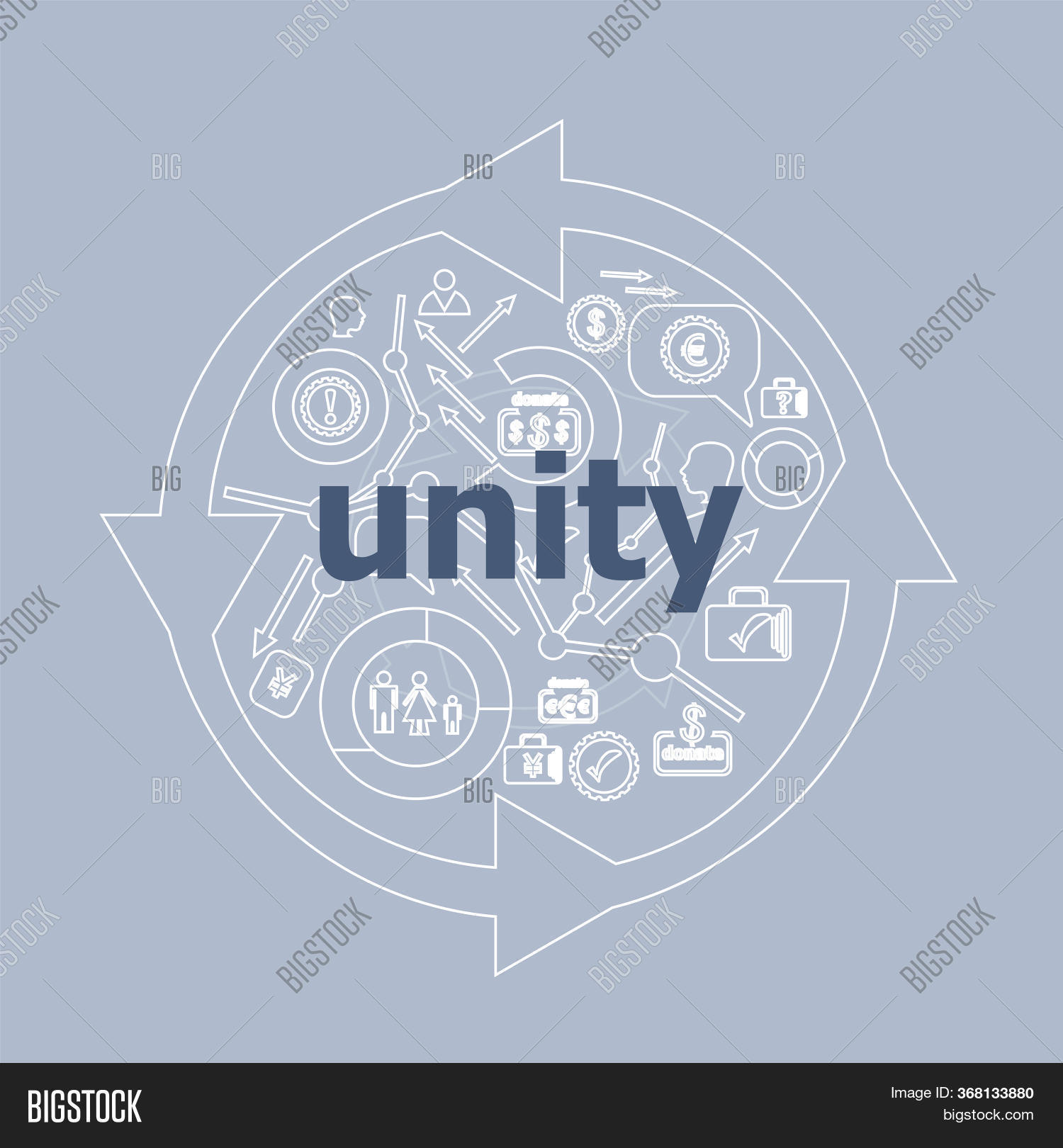 Text Unity. Social Image & Photo (Free Trial) | Bigstock