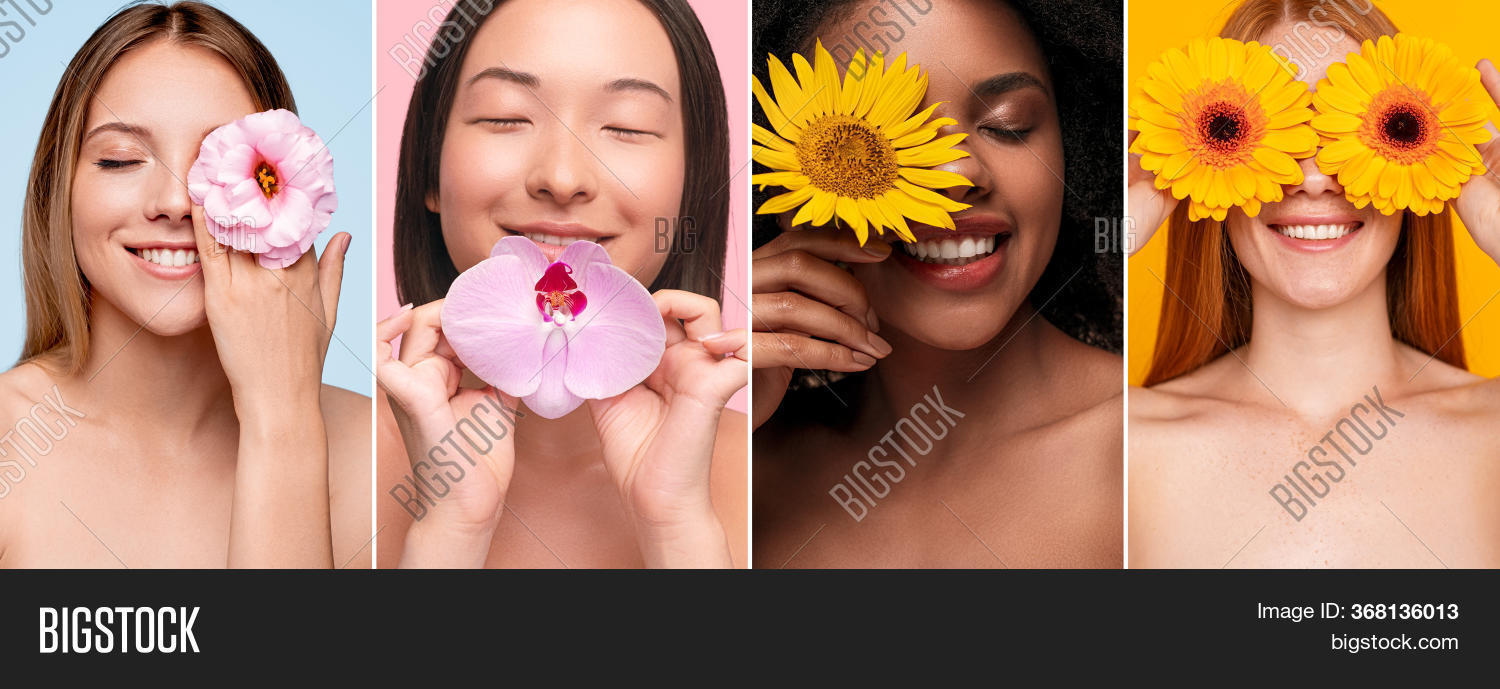 Collage Optimistic Image & Photo (Free Trial) | Bigstock