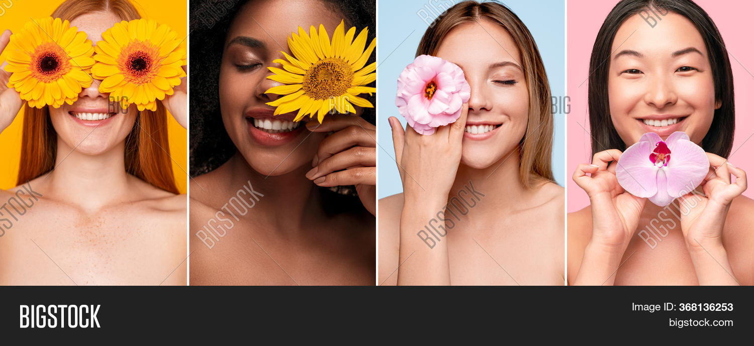 Collage Optimistic Image & Photo (Free Trial) | Bigstock