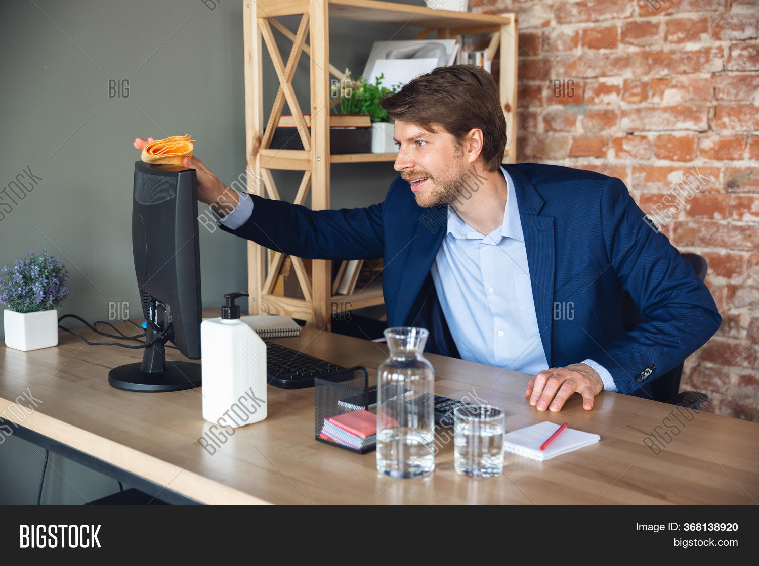 Cleaning Workplace Image & Photo (Free Trial) | Bigstock