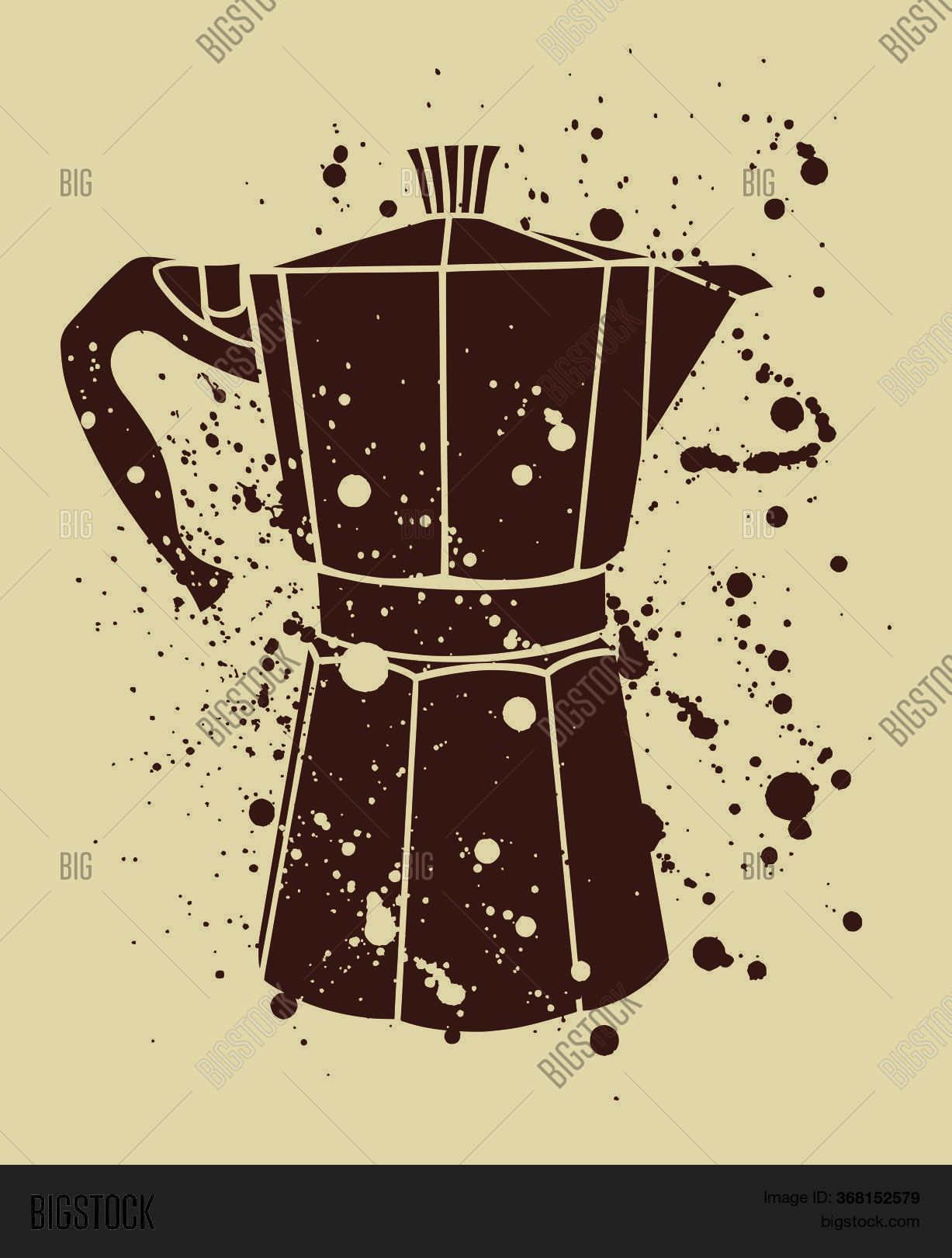 Italian Coffee Maker Vector & Photo (Free Trial) | Bigstock