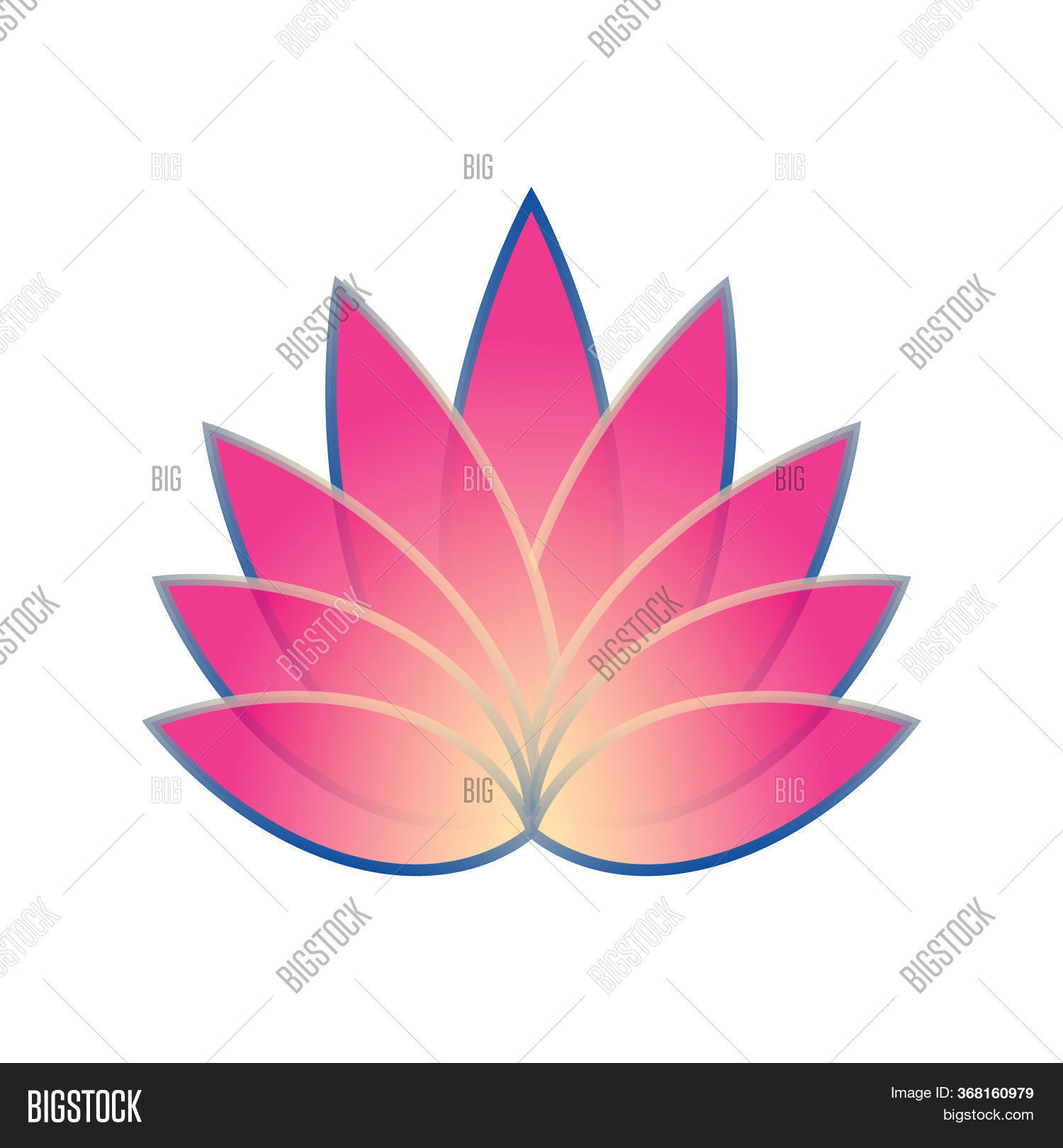 Lotus Flower Spa Icon Image & Photo (Free Trial) | Bigstock