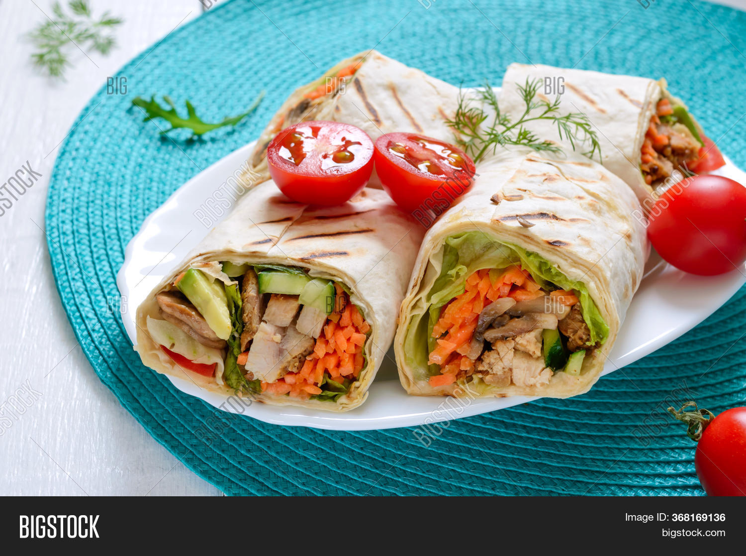 Fresh Tortilla Wraps Image & Photo (Free Trial) | Bigstock