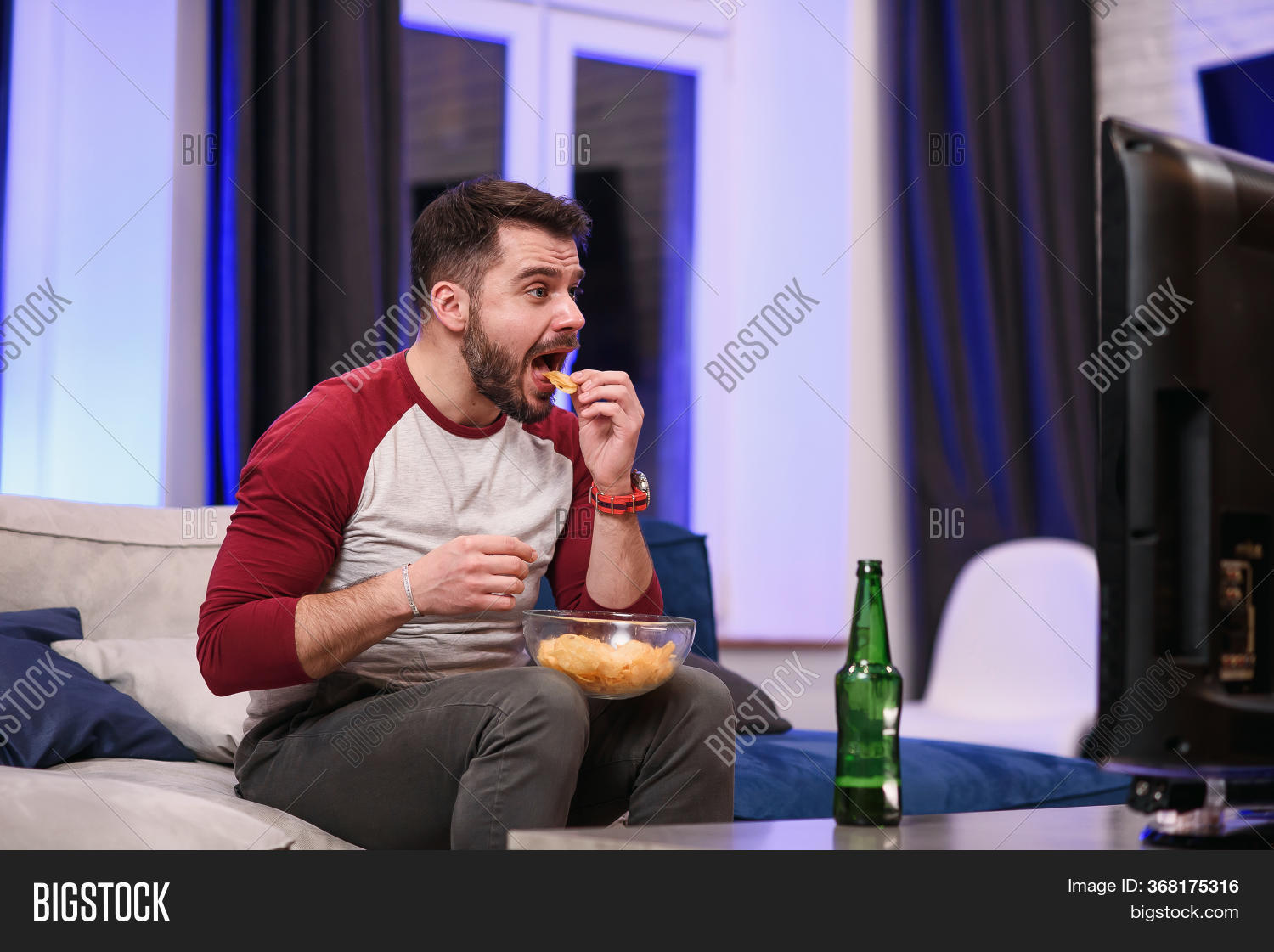 Watching Game. Image & Photo (Free Trial) | Bigstock