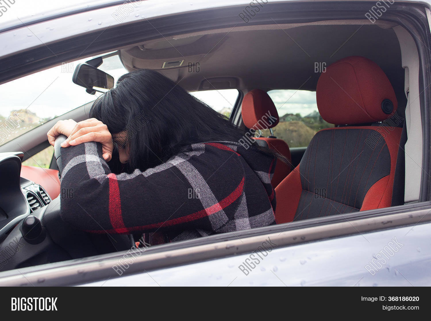 Tired Woman Car, Image & Photo (Free Trial) | Bigstock