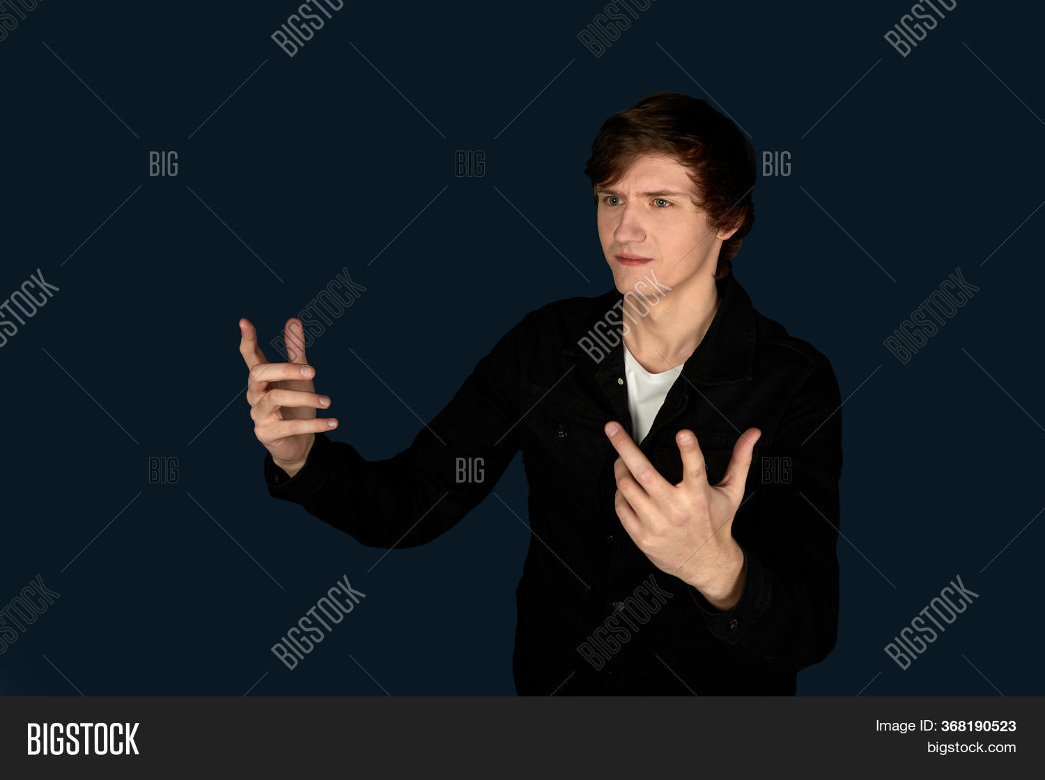 Tense Young Guy Image & Photo (Free Trial) | Bigstock