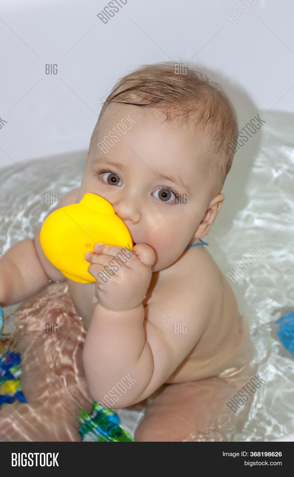 Child Bathing Bath. Image & Photo (Free Trial) | Bigstock