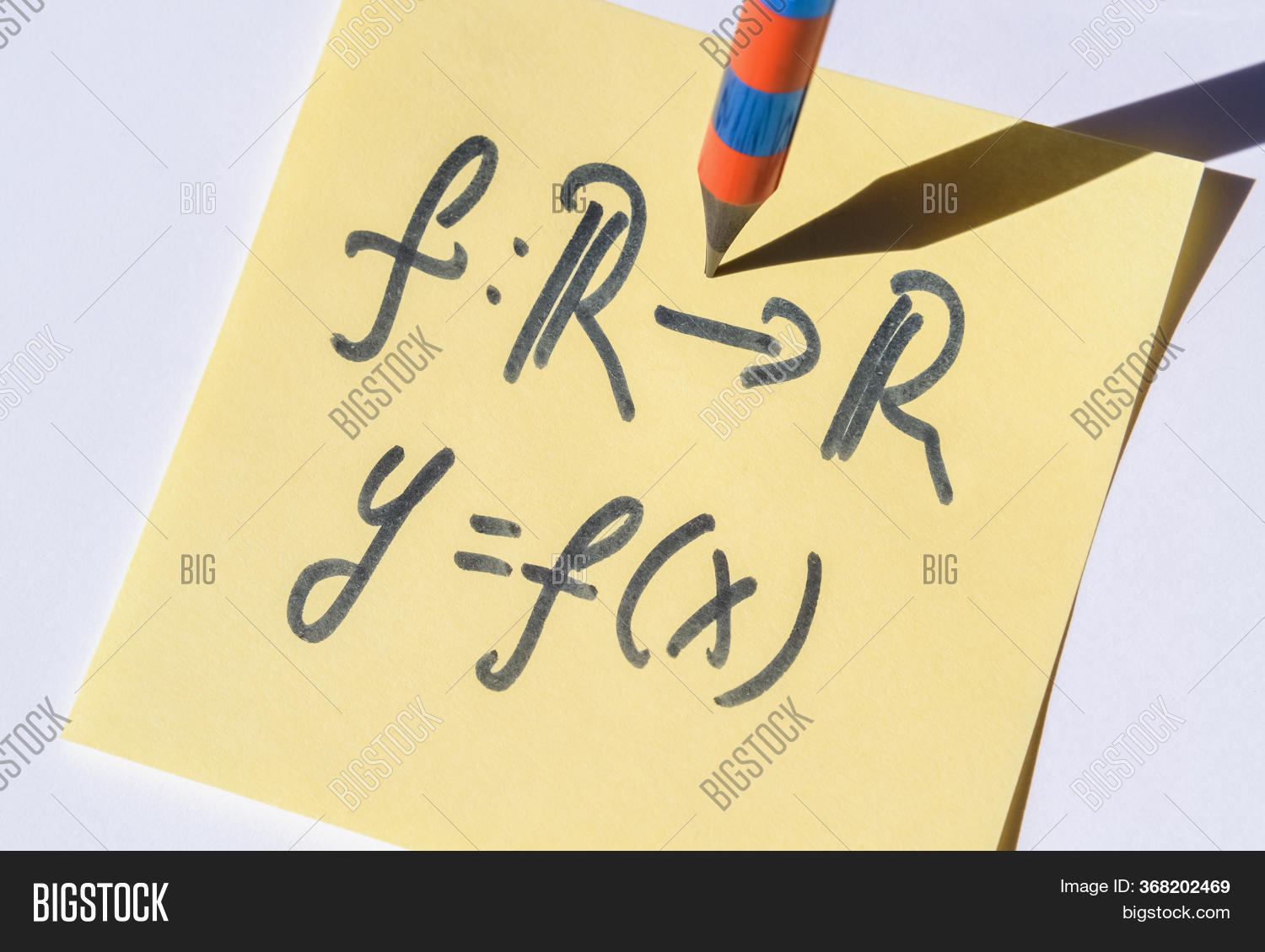 Pencil Math Function Image & Photo (Free Trial) | Bigstock