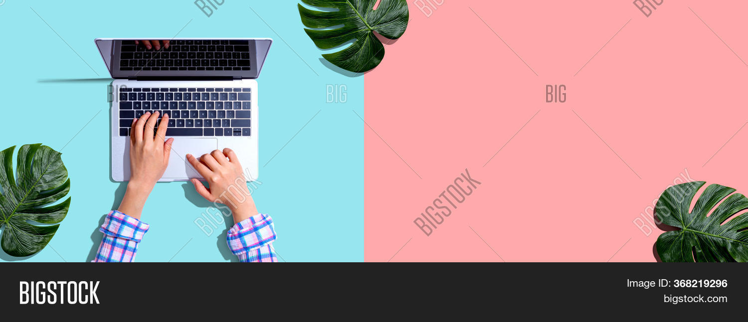 Person Using Laptop Image & Photo (Free Trial) | Bigstock