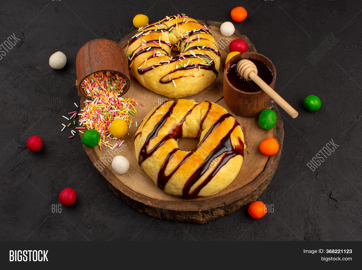 Top View Donuts Sweet Image & Photo (Free Trial) | Bigstock