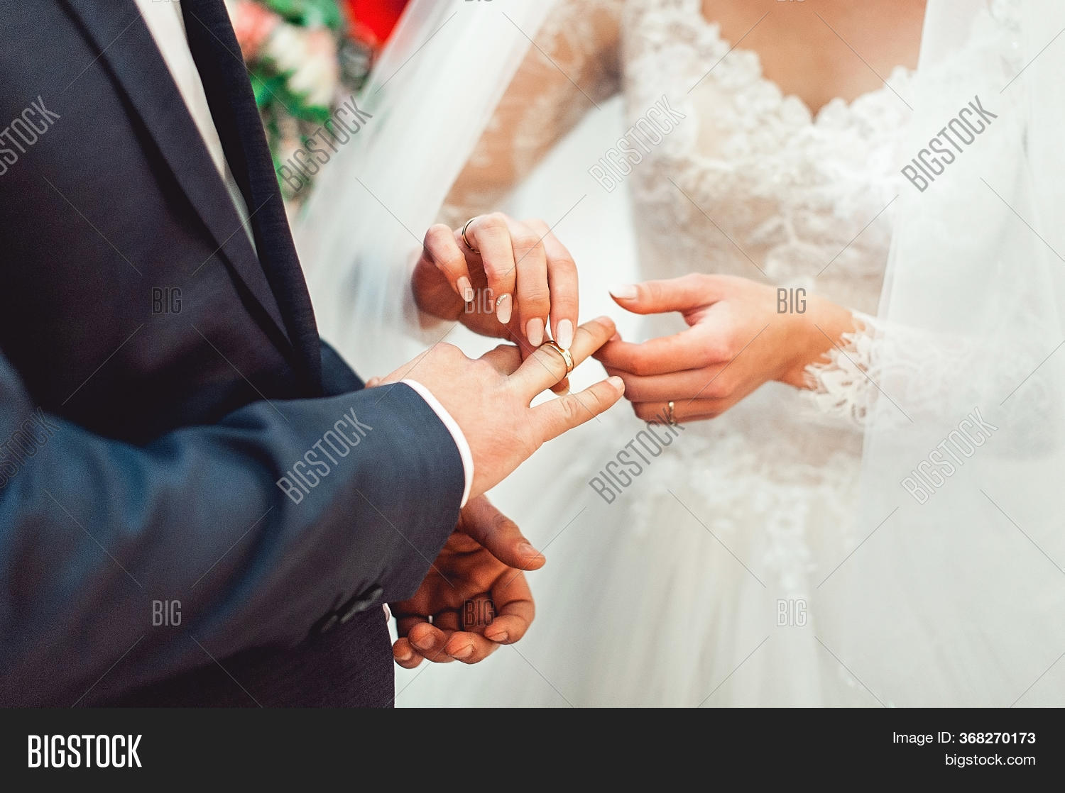 Exchanging Wedding Image & Photo (Free Trial) | Bigstock