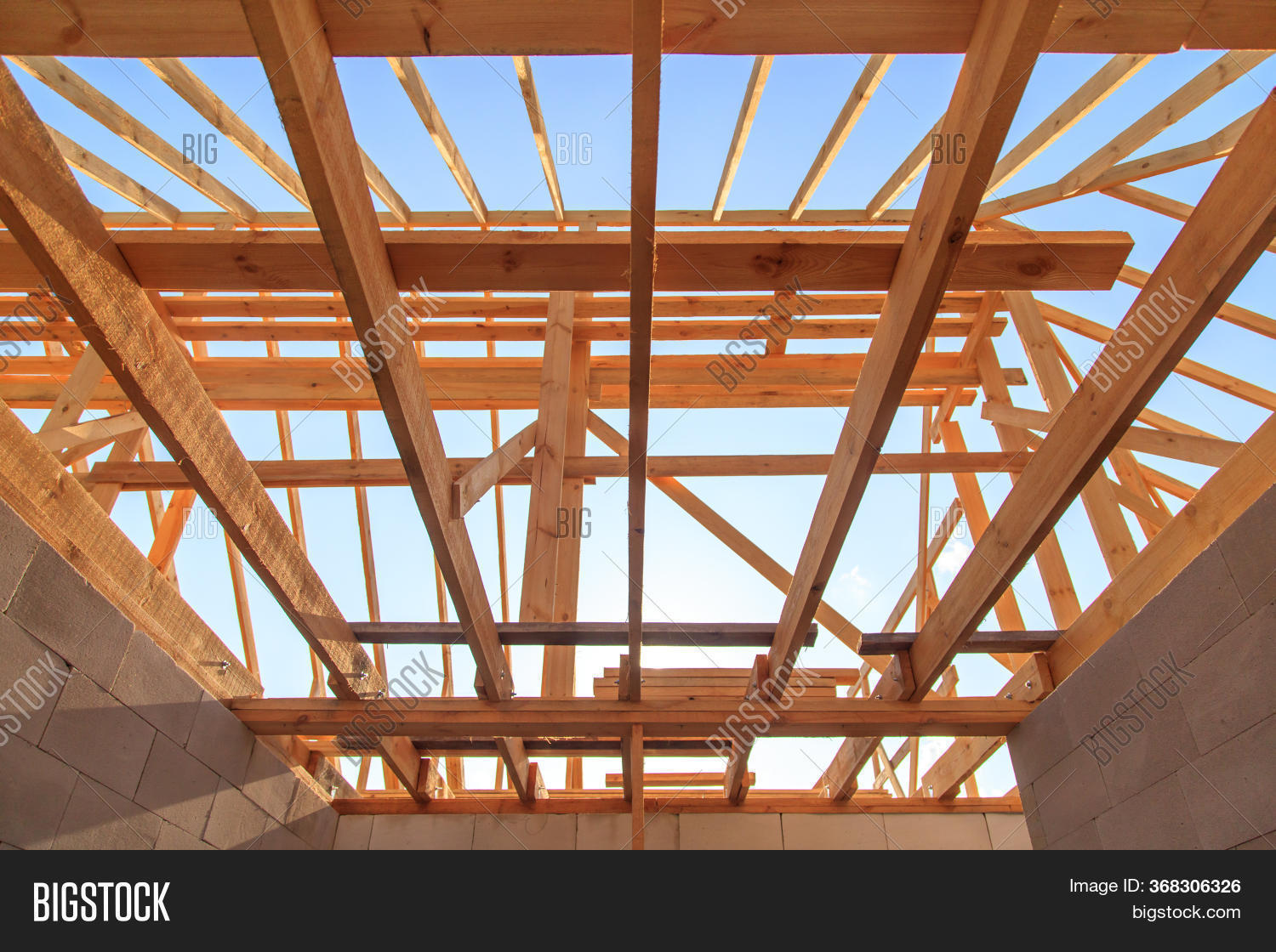 Wooden Boards On Roof Image & Photo (Free Trial) | Bigstock