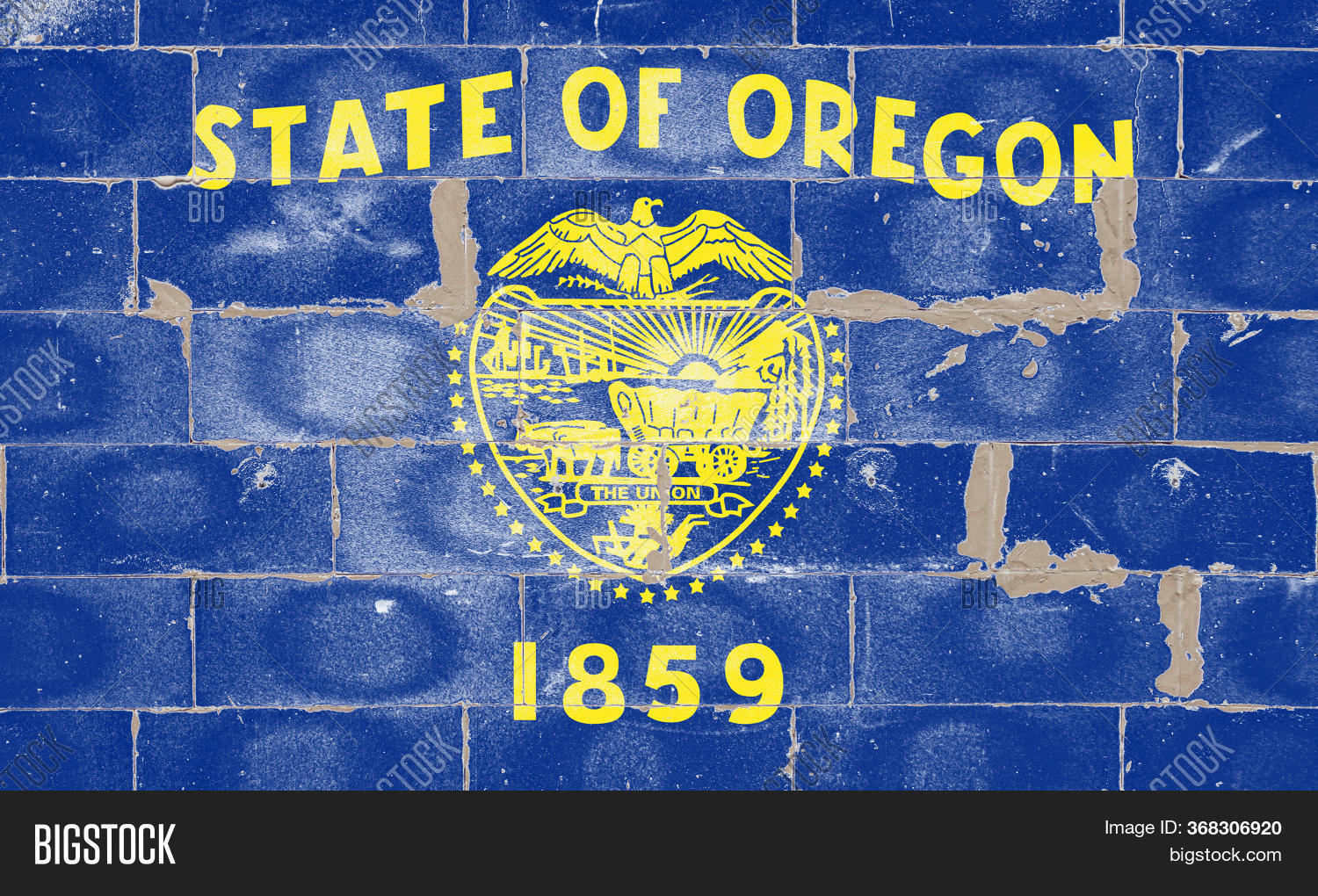Oregon State Flag Only Image & Photo (Free Trial) | Bigstock