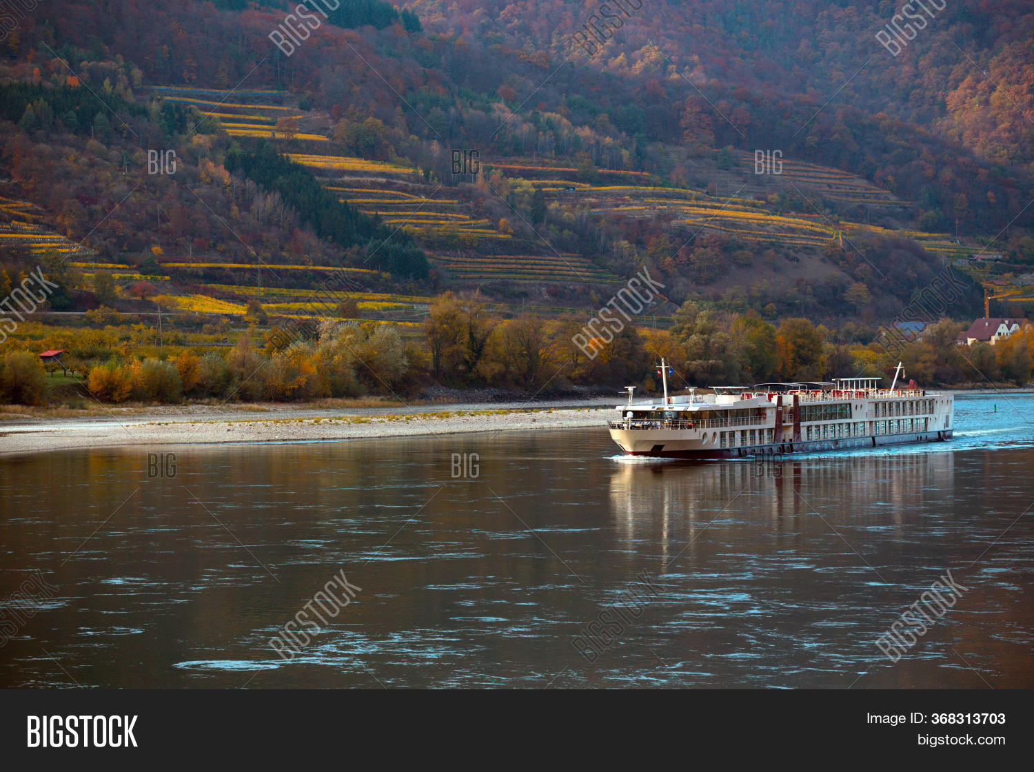 Ship On Danube River Image & Photo (Free Trial) | Bigstock
