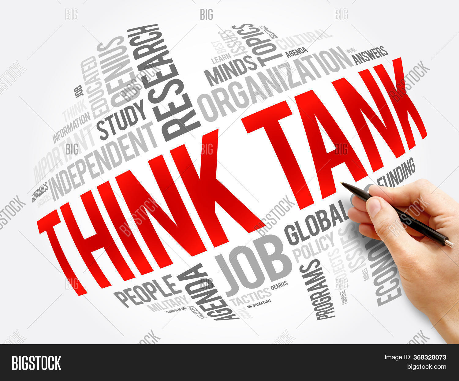 Think Tank Word Cloud Image & Photo (Free Trial) | Bigstock