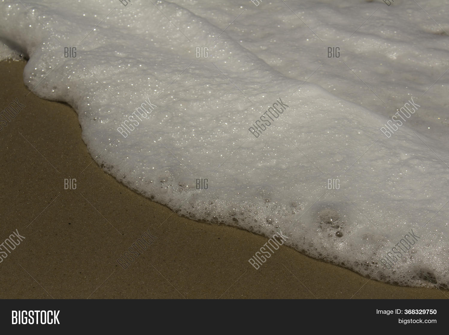 Sea Foam Close Beach Image & Photo (Free Trial) | Bigstock