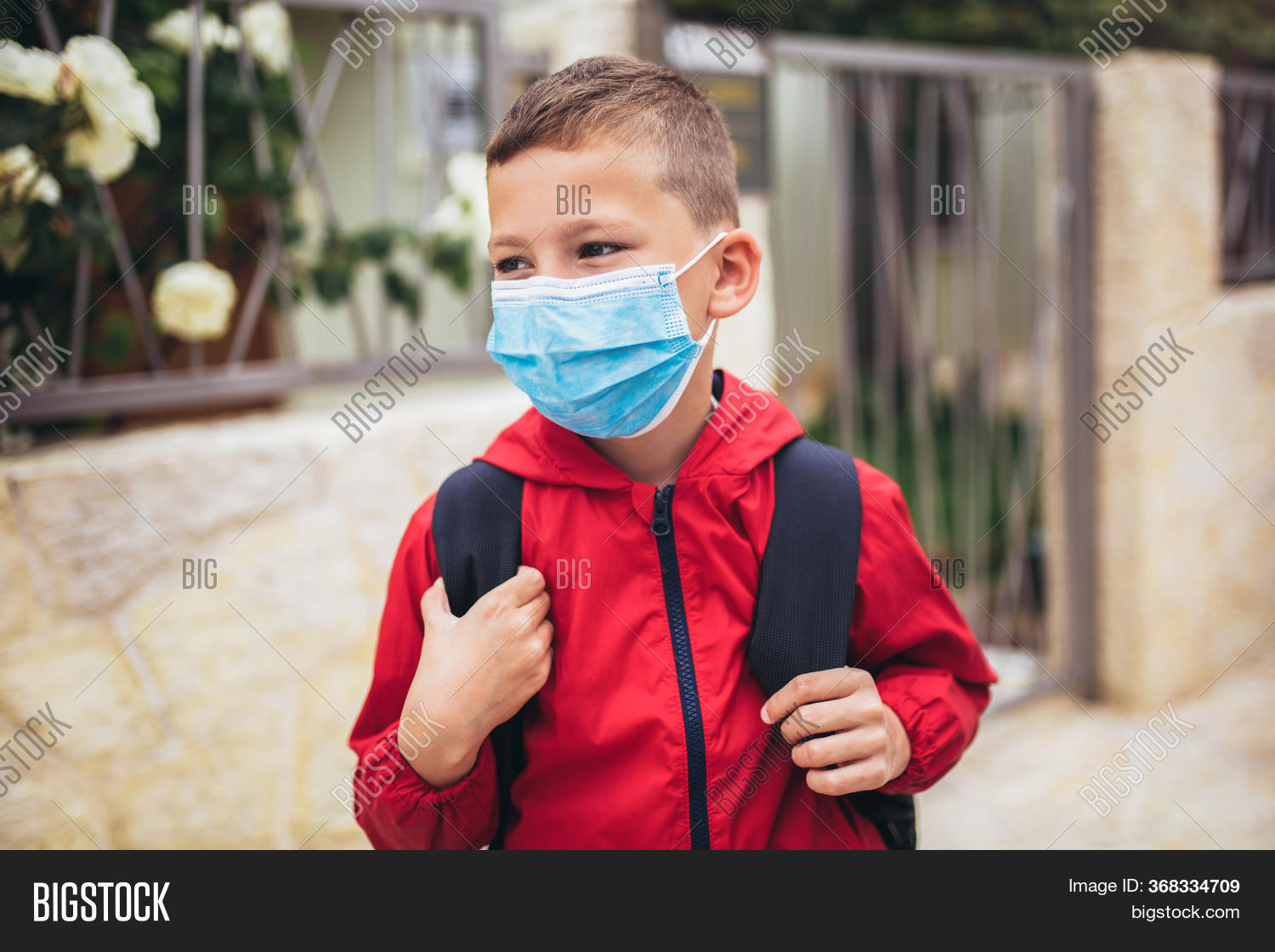 Child Wear Facemask Image & Photo (Free Trial) | Bigstock