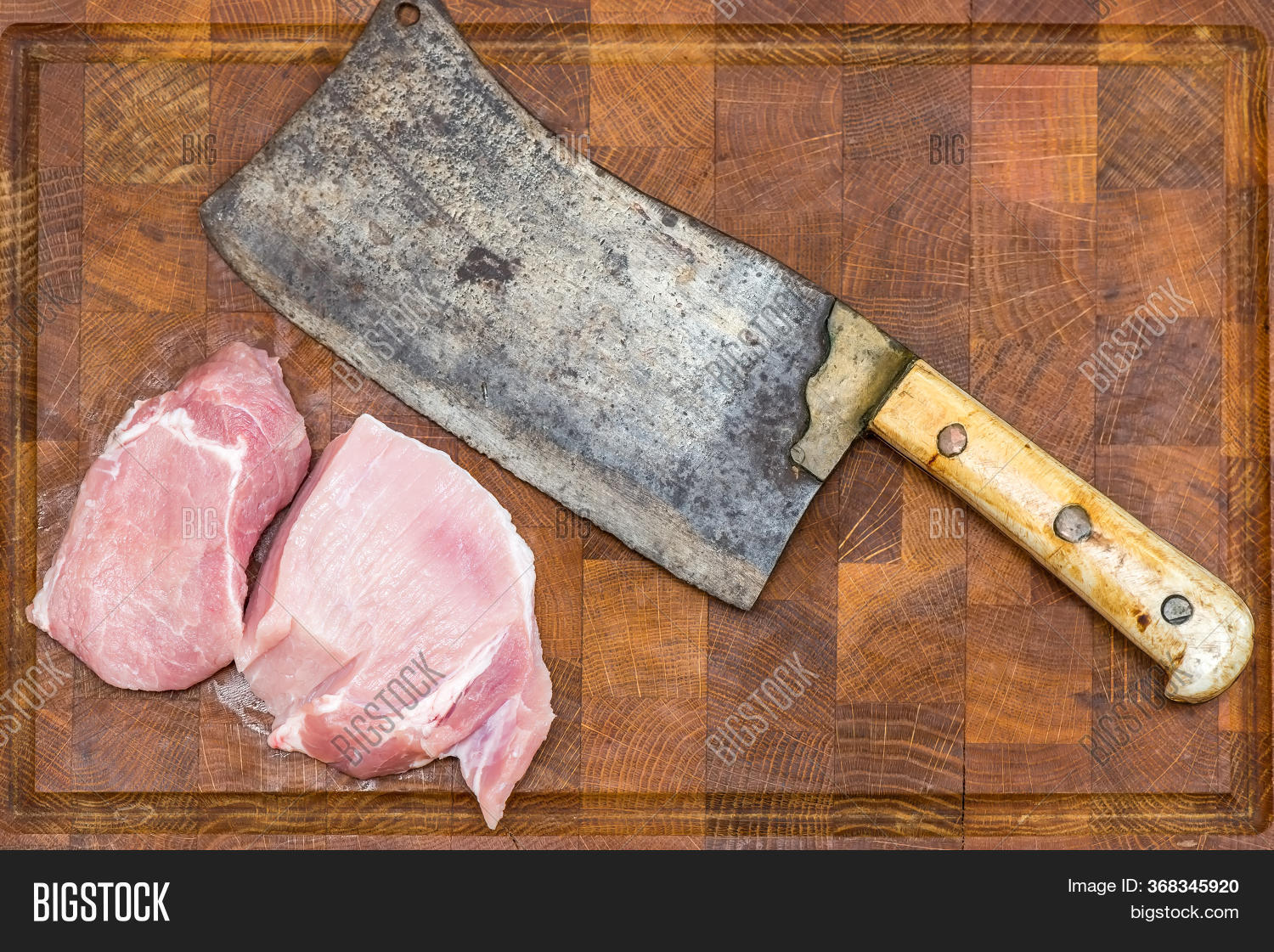 Vintage Meat Cleaver Image & Photo (Free Trial) | Bigstock