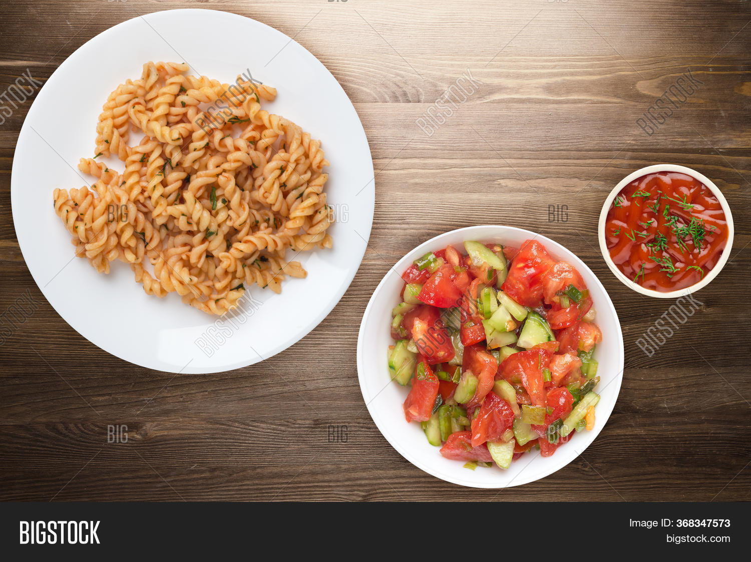 Pasta On White Plate Image & Photo (Free Trial) | Bigstock