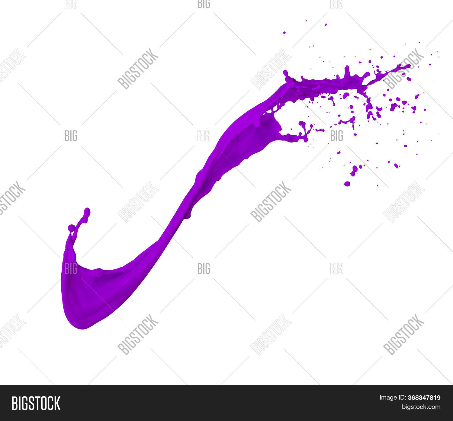 Violet Paint Splash Image & Photo (Free Trial) | Bigstock