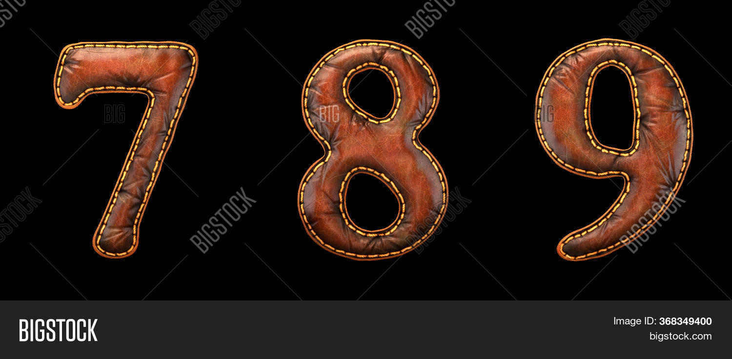 Set Numbers 7, 8, 9 Image & Photo (Free Trial) | Bigstock