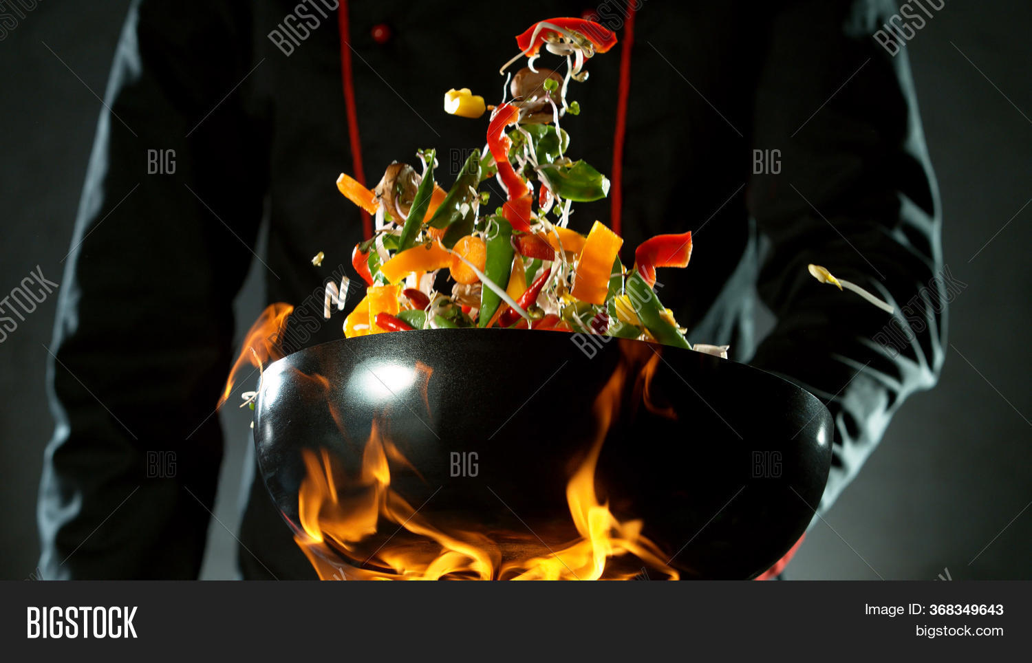 Closeup Chef Throwing Image & Photo (Free Trial) | Bigstock