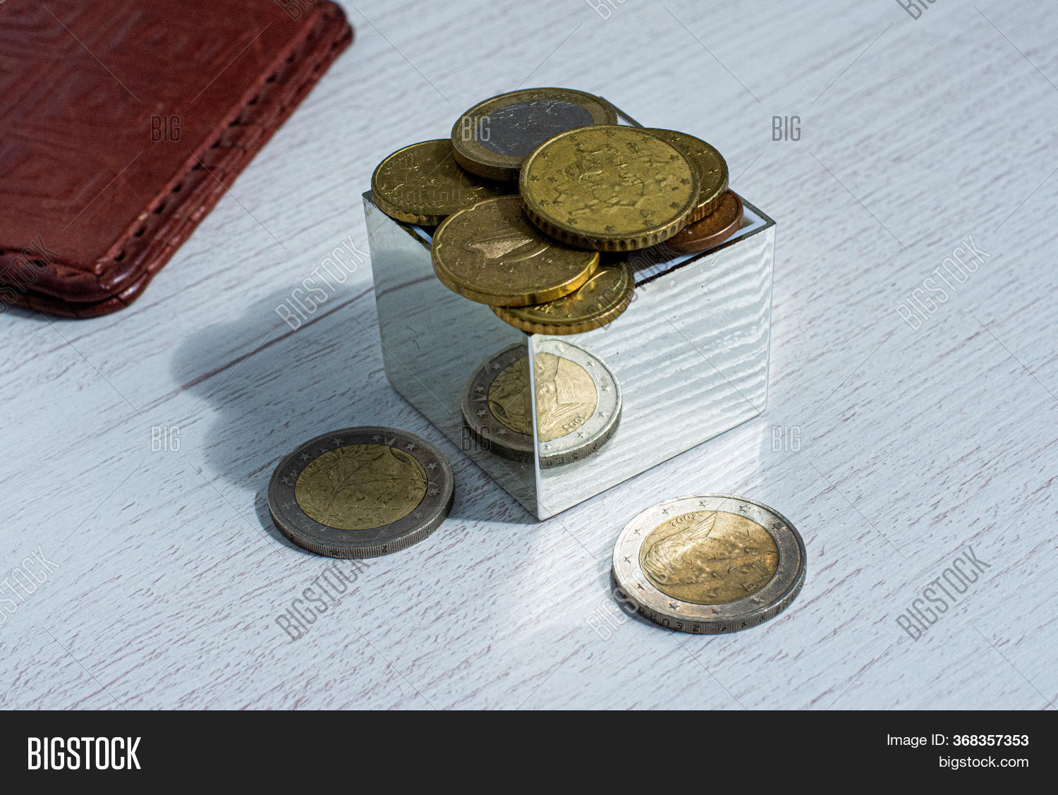 Box Filled Coins Close Image & Photo (Free Trial) | Bigstock