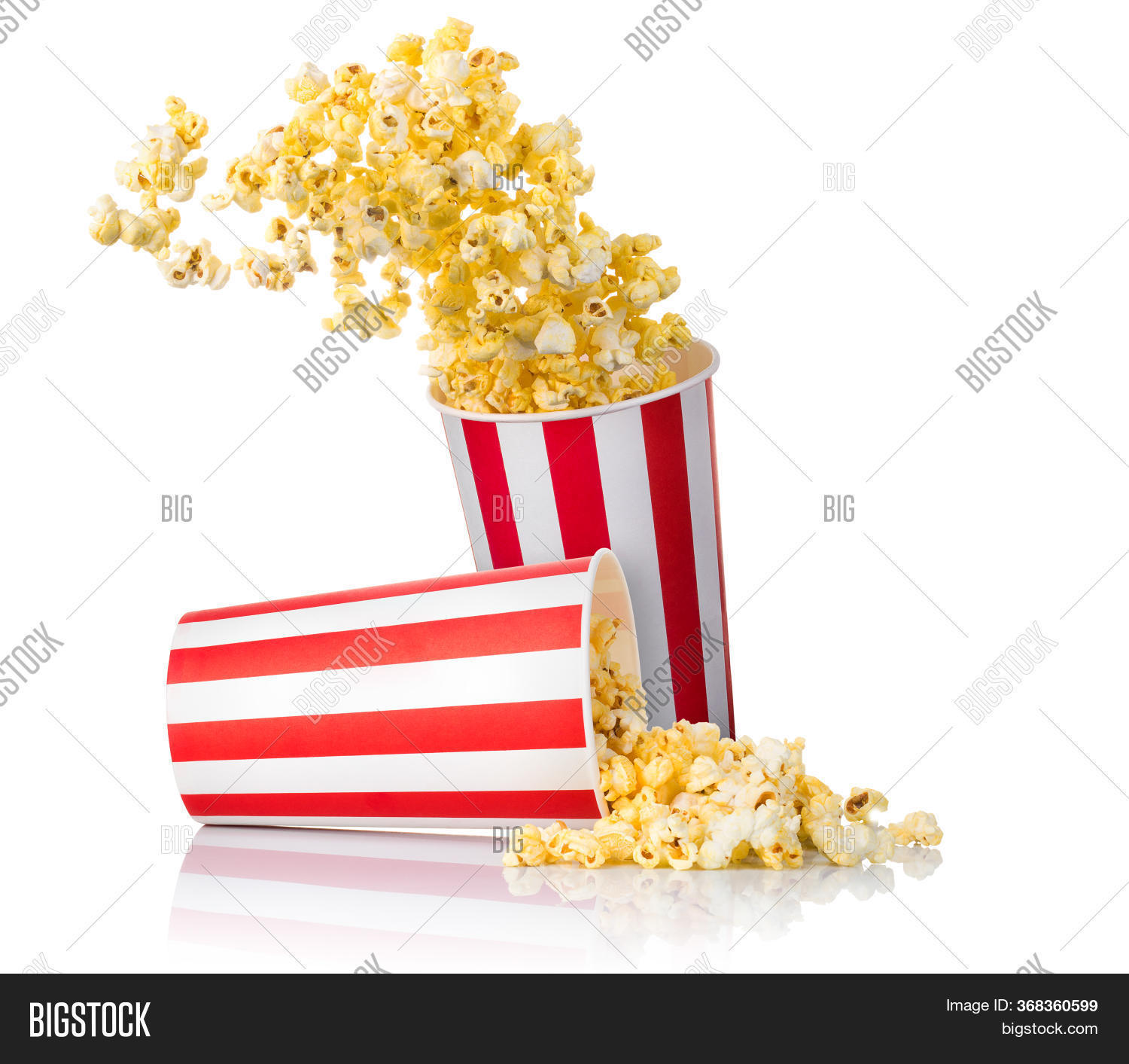 Set Flying Popcorn Image & Photo (Free Trial) | Bigstock