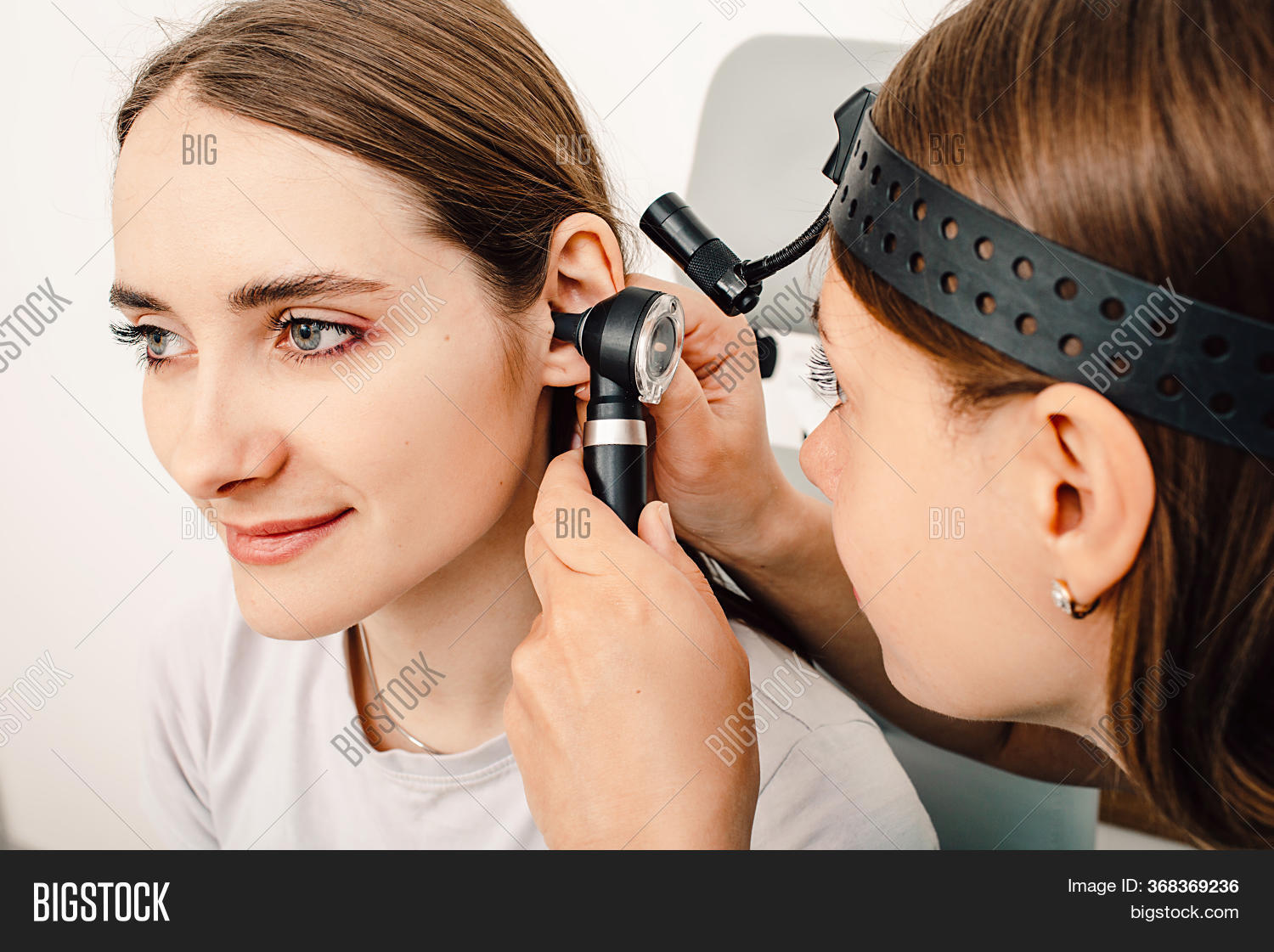 Doctor Examining Ear Image & Photo (Free Trial) | Bigstock