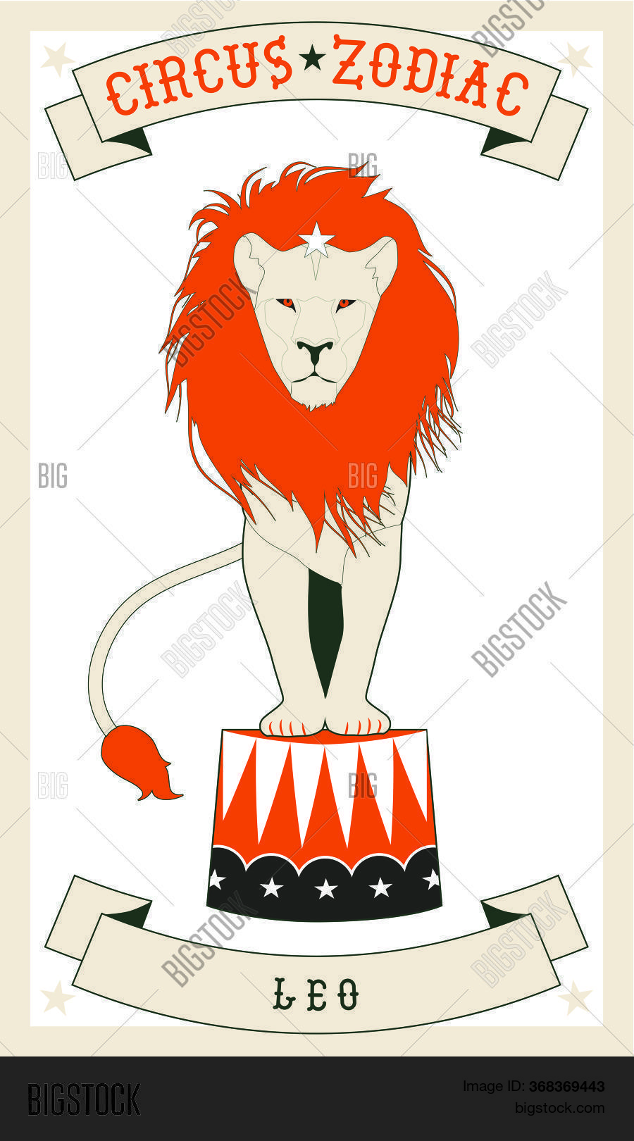 Zodiac Circus. Leo Vector & Photo (Free Trial) | Bigstock
