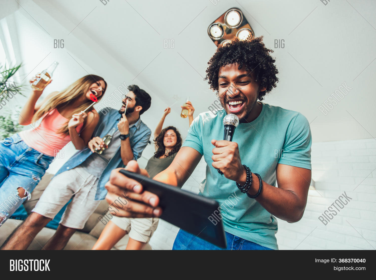Happy Friends Singing Image & Photo (Free Trial) | Bigstock