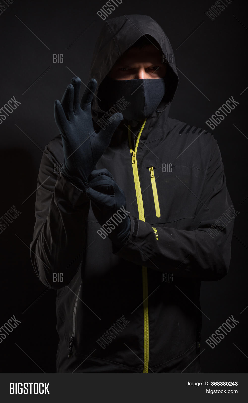 Criminal Mask Puts On Image & Photo (Free Trial) | Bigstock