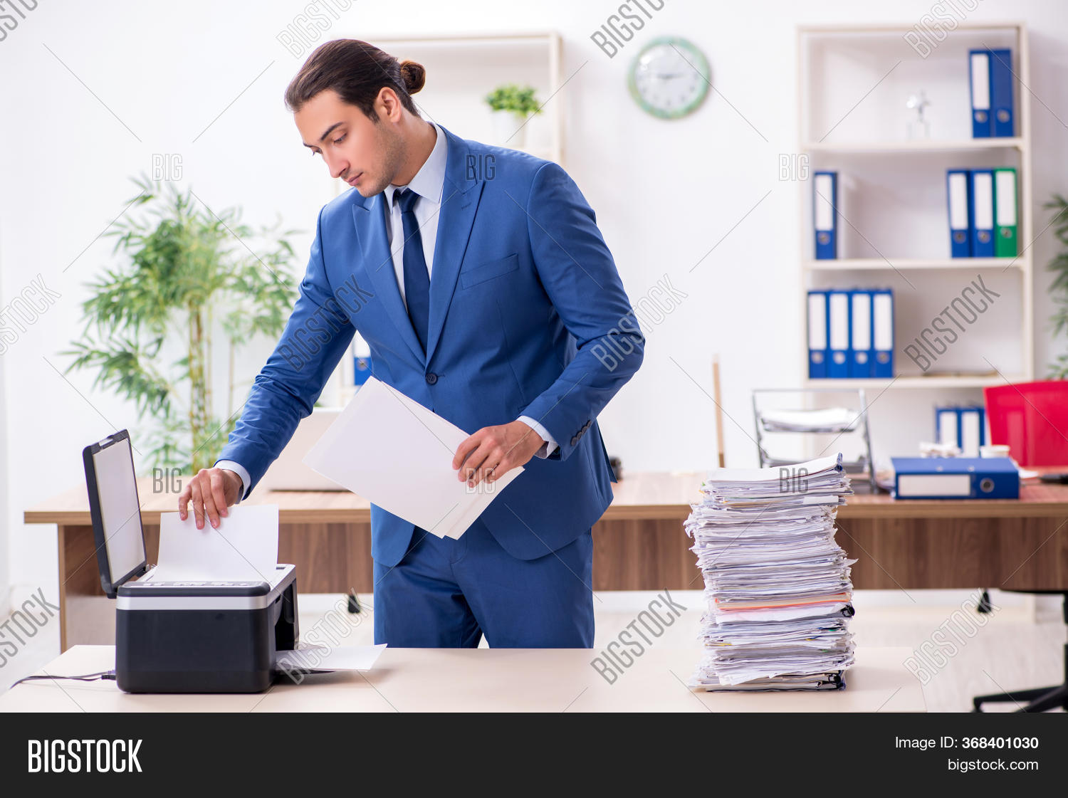 Young Male Employee Image & Photo (Free Trial) | Bigstock