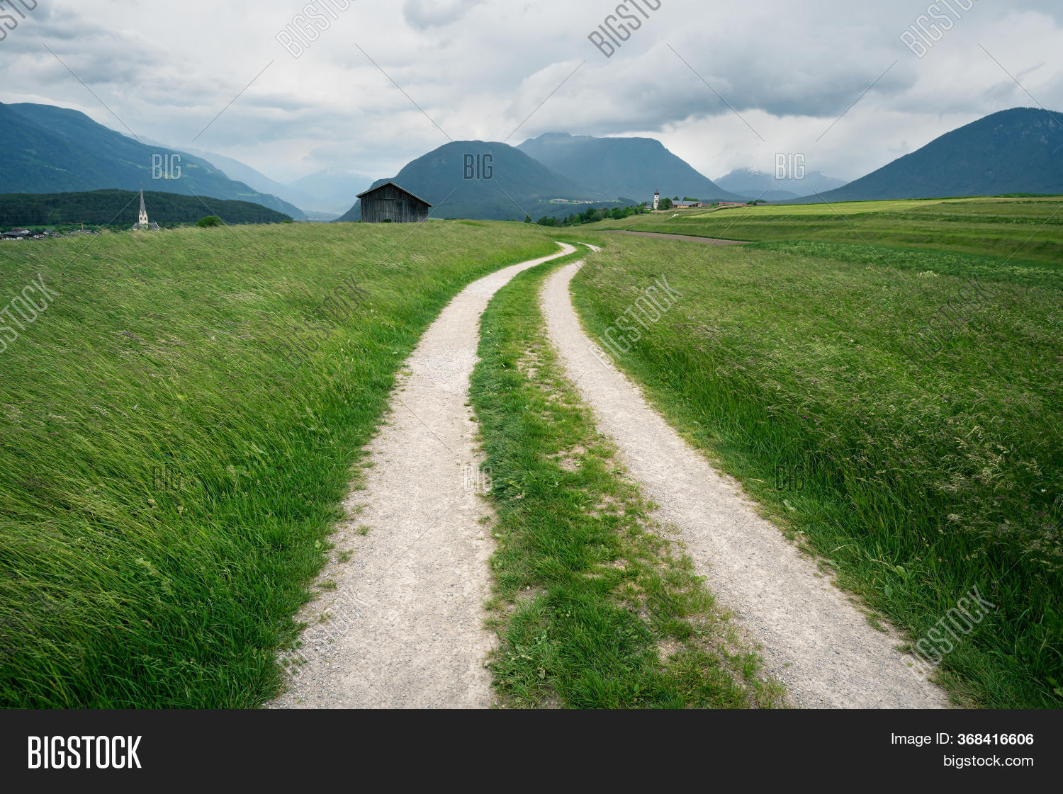 Winding Path Through Image & Photo (Free Trial) | Bigstock