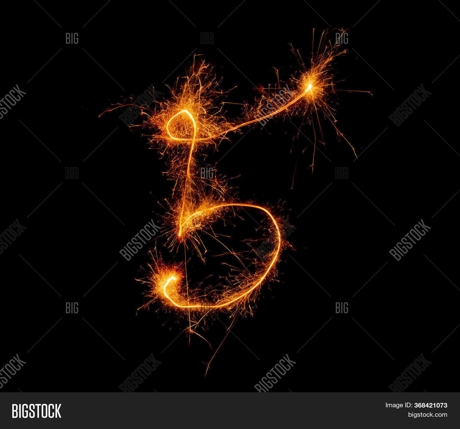 Number Five Written Image & Photo (Free Trial) | Bigstock