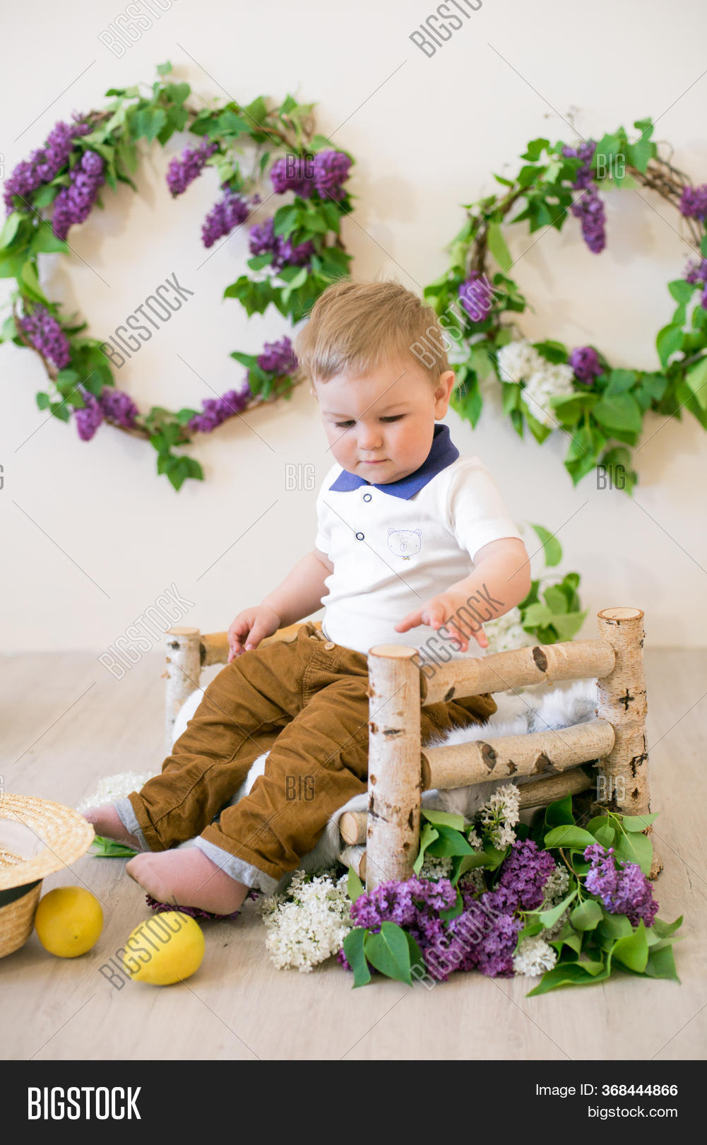 Little Boy Spring Image & Photo (Free Trial) | Bigstock