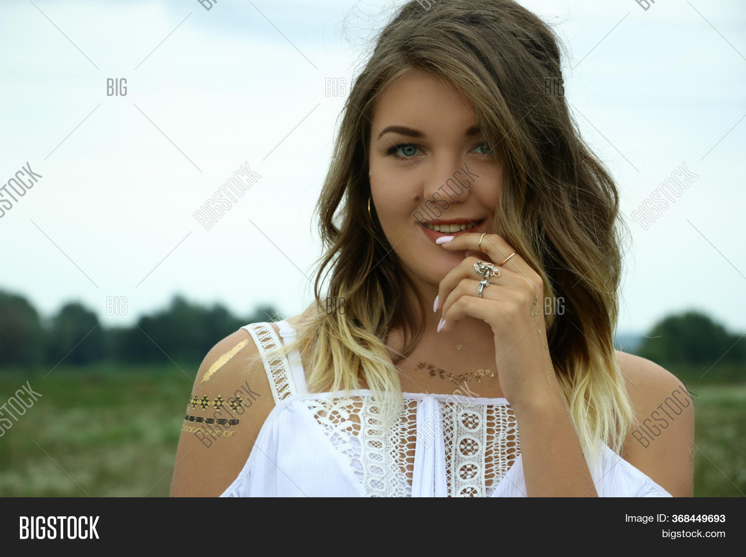 Portrait Happy Flirty Image & Photo (Free Trial) | Bigstock