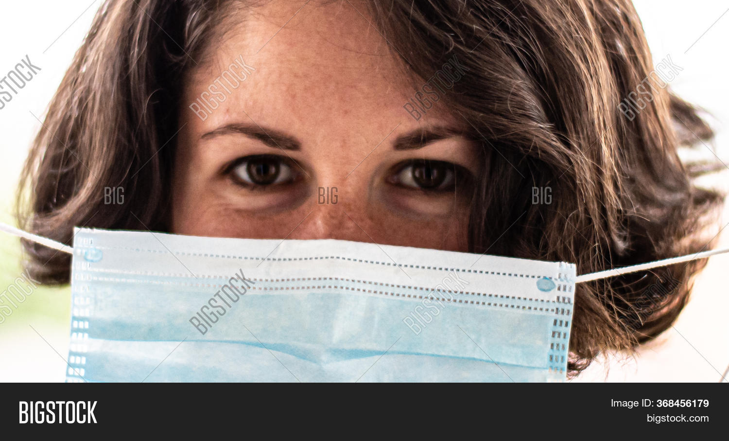 Girl Blue Medical Mask Image & Photo (Free Trial) | Bigstock