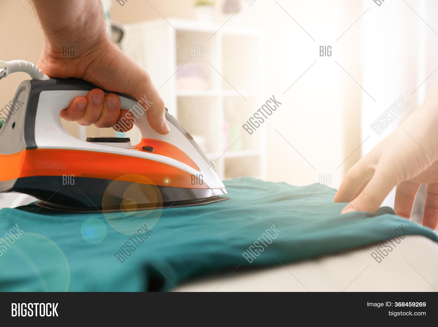 Man Ironing Clothes On Image & Photo (Free Trial) | Bigstock