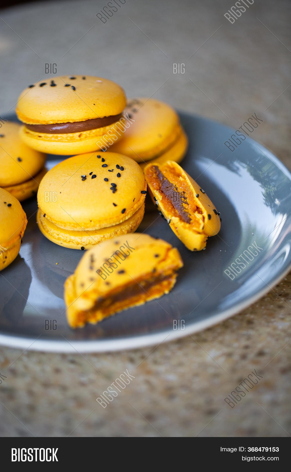 Macaroons On Plate On Image & Photo (Free Trial) | Bigstock