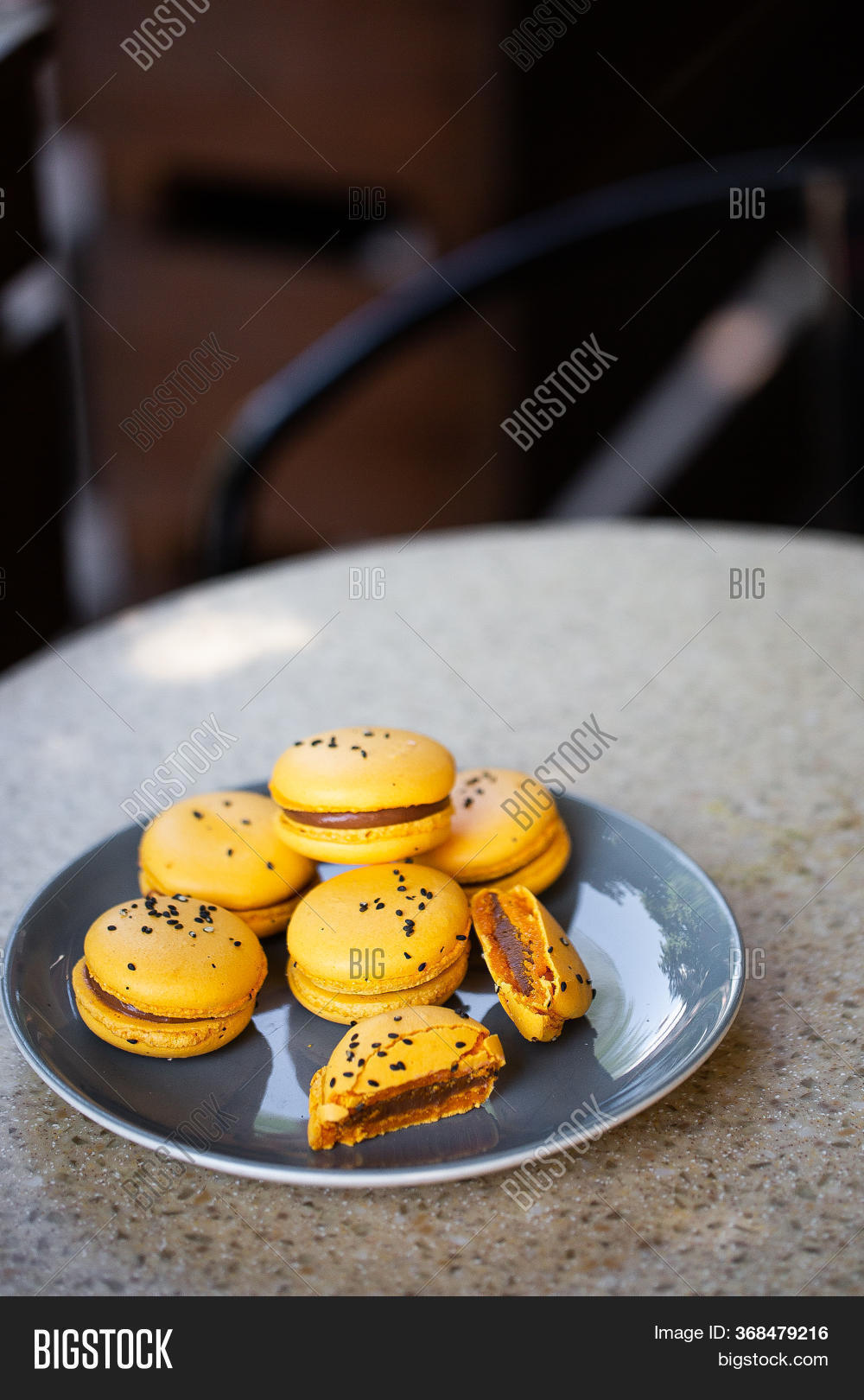 Macaroons On Plate On Image & Photo (Free Trial) | Bigstock
