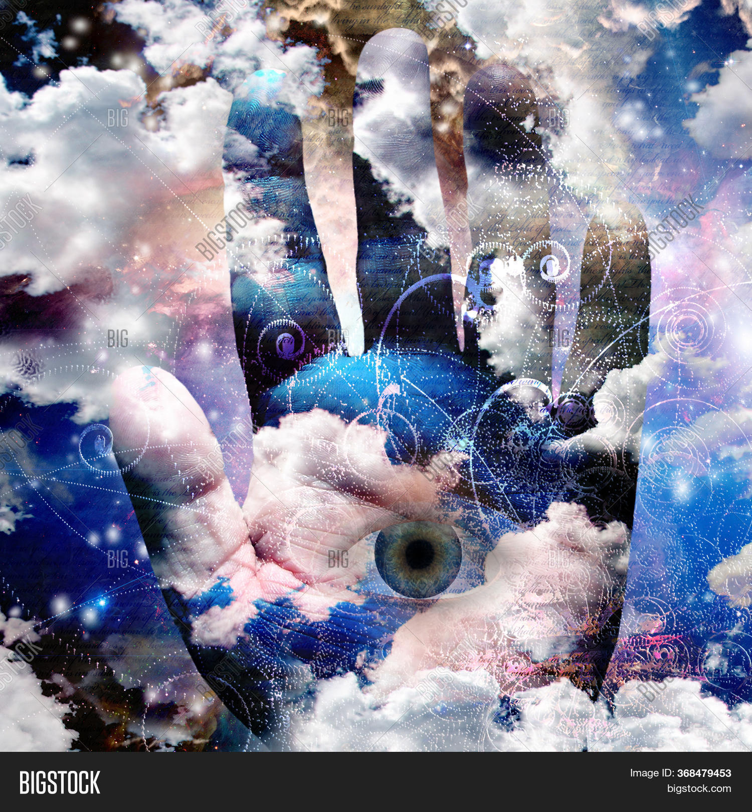 Hand Abstract Clouds Image & Photo (Free Trial) | Bigstock