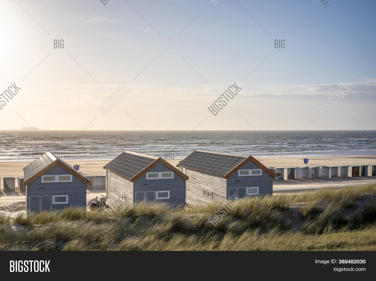 Empty Beach Houses Image & Photo (Free Trial) | Bigstock