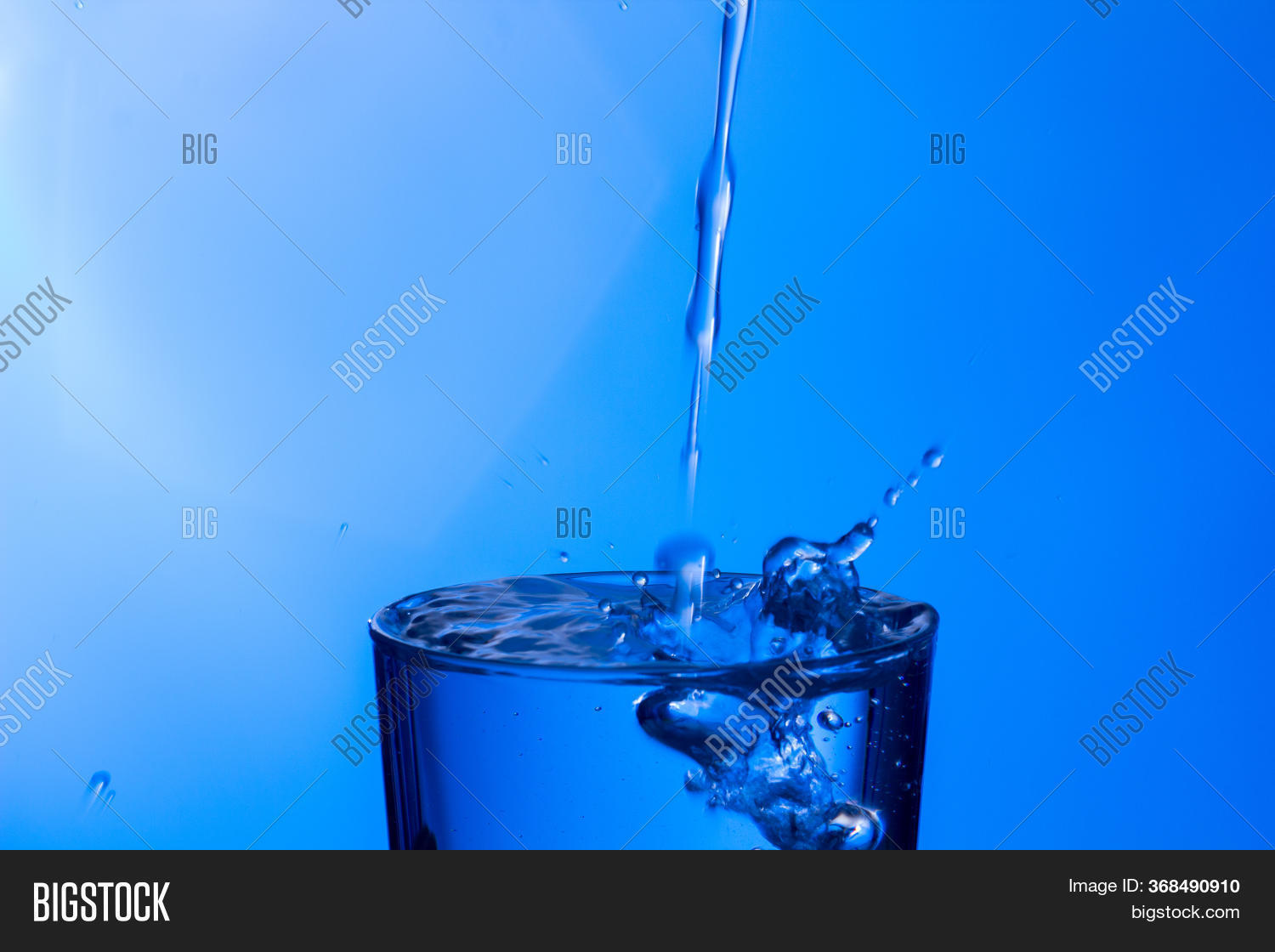Water Falling Into Image & Photo (Free Trial) | Bigstock