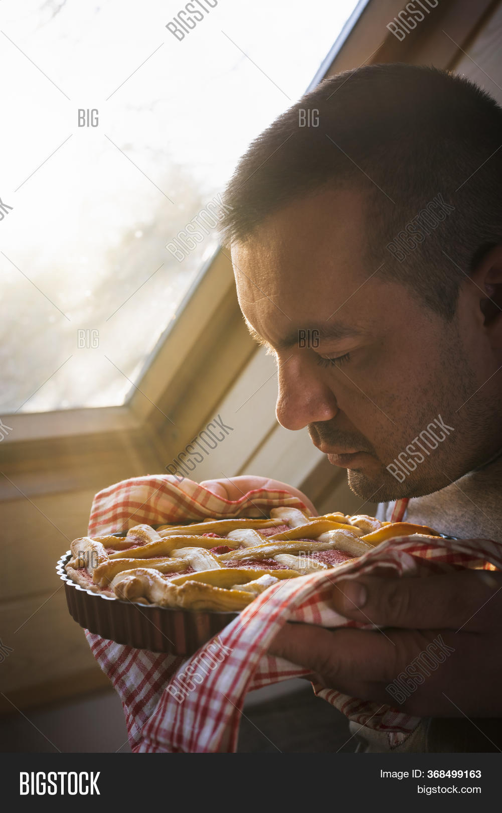 Man Smelling Delicious Image & Photo (Free Trial) | Bigstock