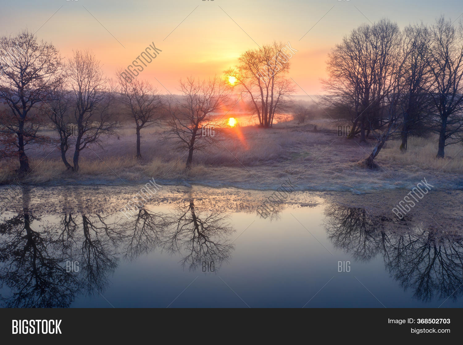 Autumn Sunrise Over Image & Photo (Free Trial) | Bigstock
