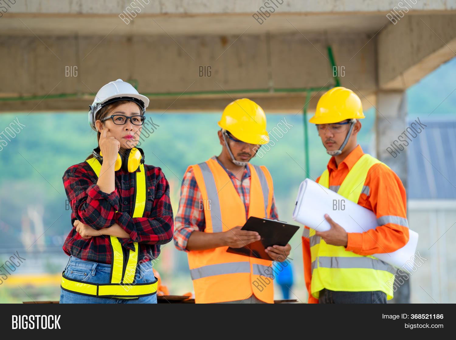 Group Asian Engineers Image & Photo (Free Trial) | Bigstock
