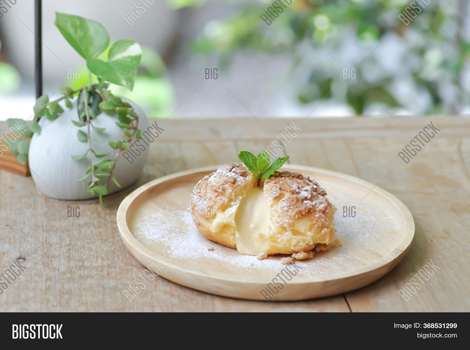 Choux Cream Cream Puff Image & Photo (Free Trial) | Bigstock